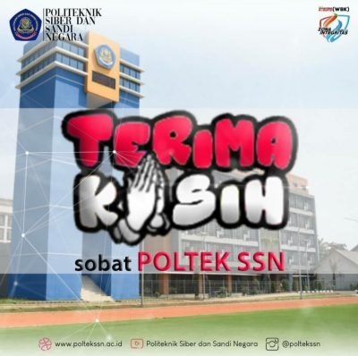 Terima Kasih Sobat Poltek SSN - Politeknik Siber dan Sandi Negara