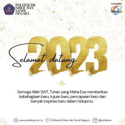 Selamat Datang 2023 - Politeknik Siber dan Sandi Negara