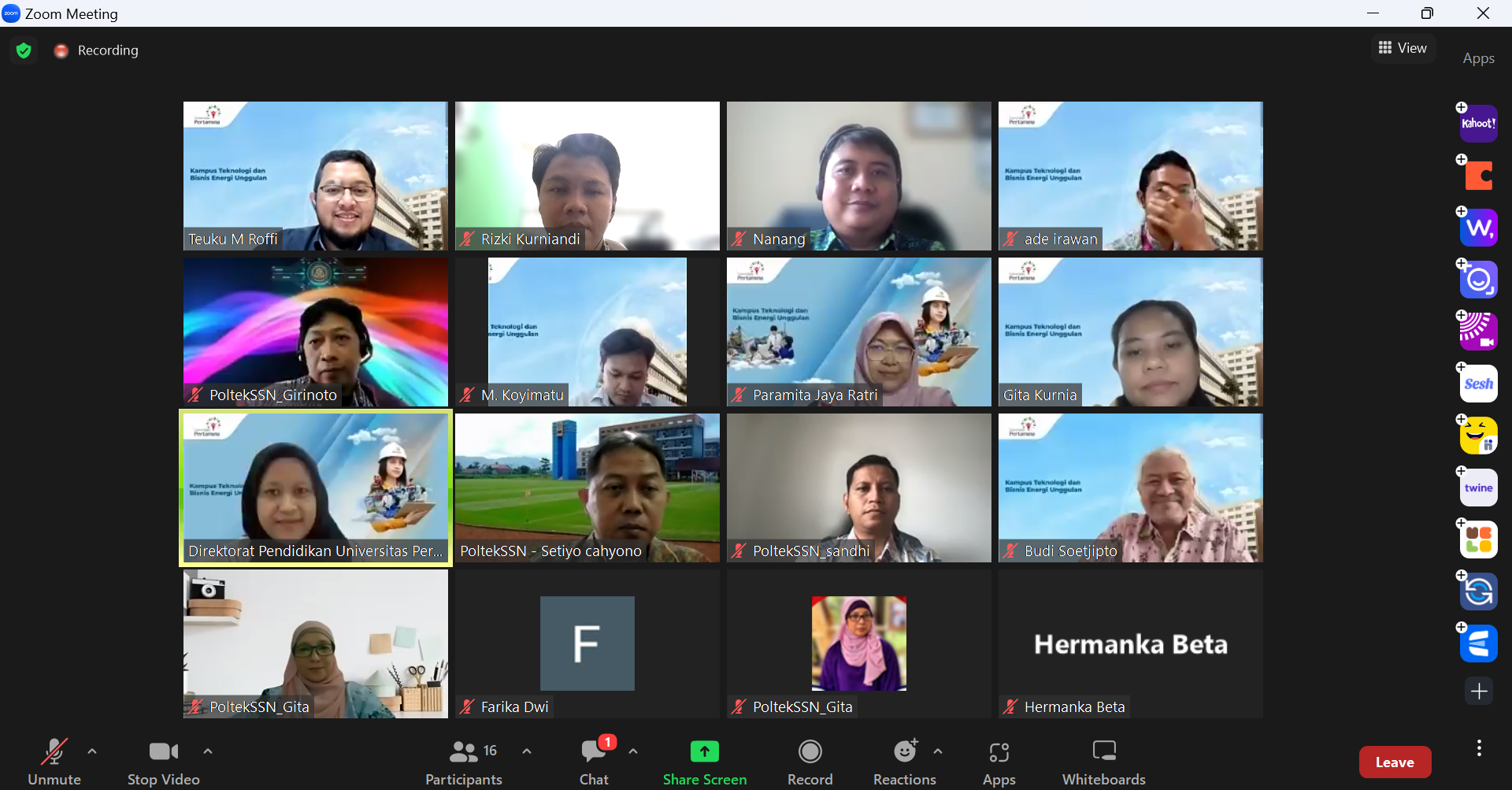 Inisiasi Kerja Sama Poltek SSN dan Universitas Pertamina - Politeknik ...